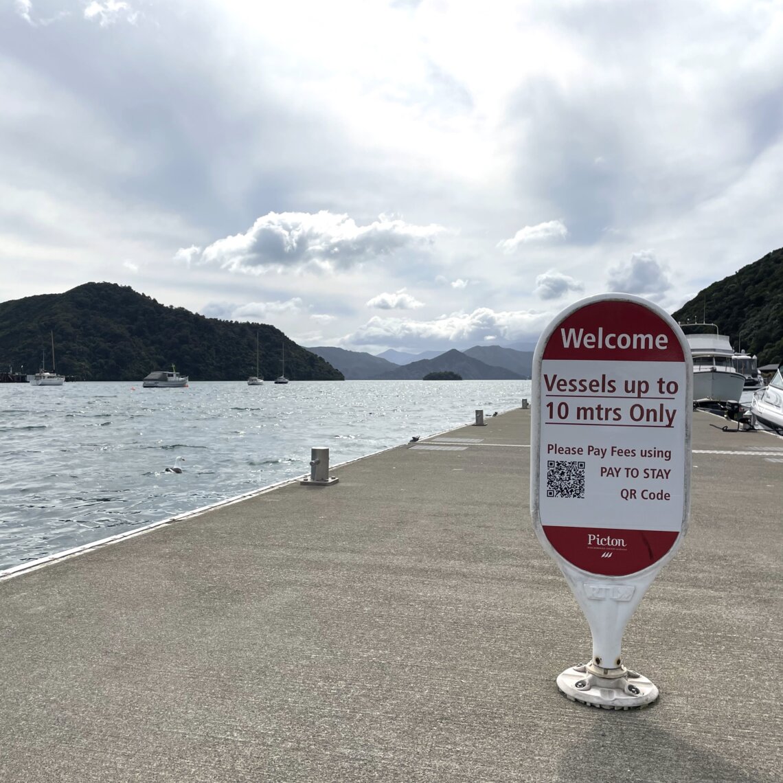 New "Pay to Stay" payment option for visiting boats - Marlborough Marinas